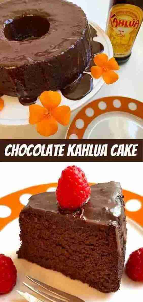 Easy Chocolate Kahlua Cake Recipe with Almond Flour