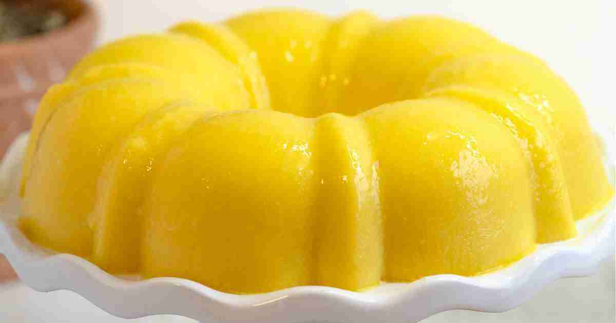 Mango Jelly Cake Recipe: Vegan Bliss with Only 4 Ingredients