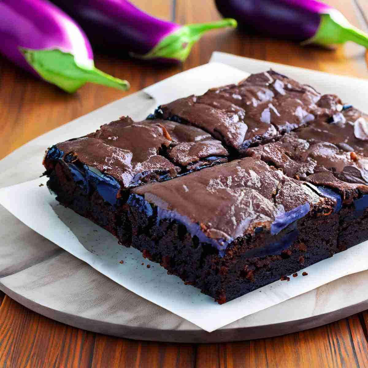Eggplant Brownies: Super Fudgy & Chocolaty