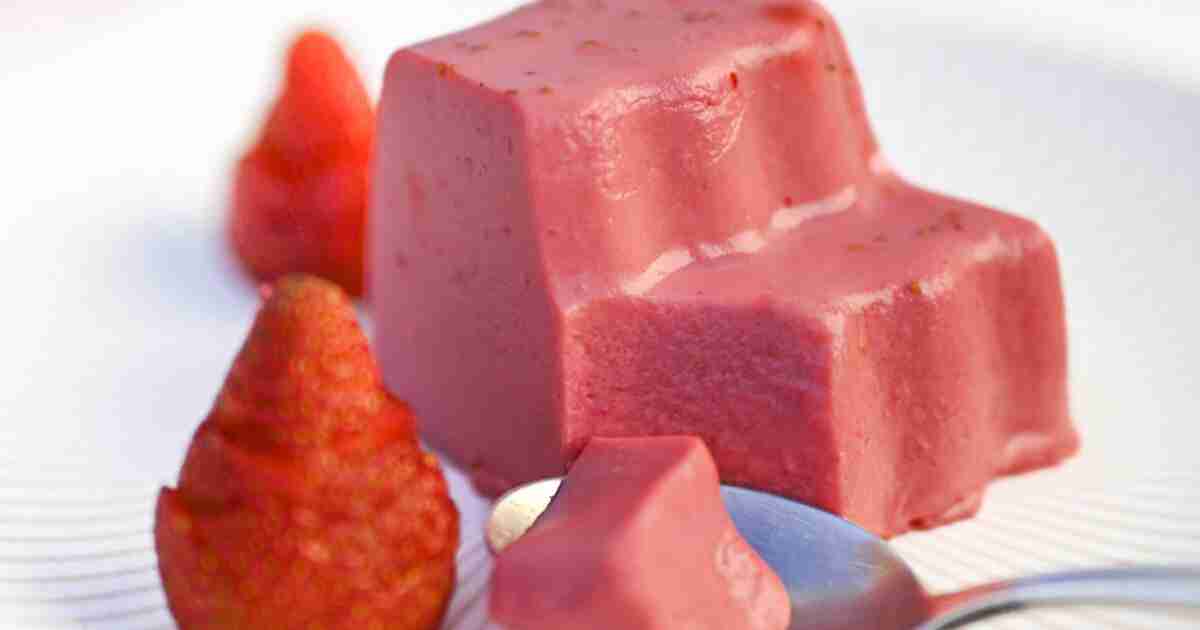 Strawberry Milk Jello Recipe with Real Fruit
