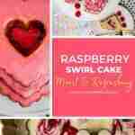 Raspberry Swirl Bundt Cake with Real Raspberries