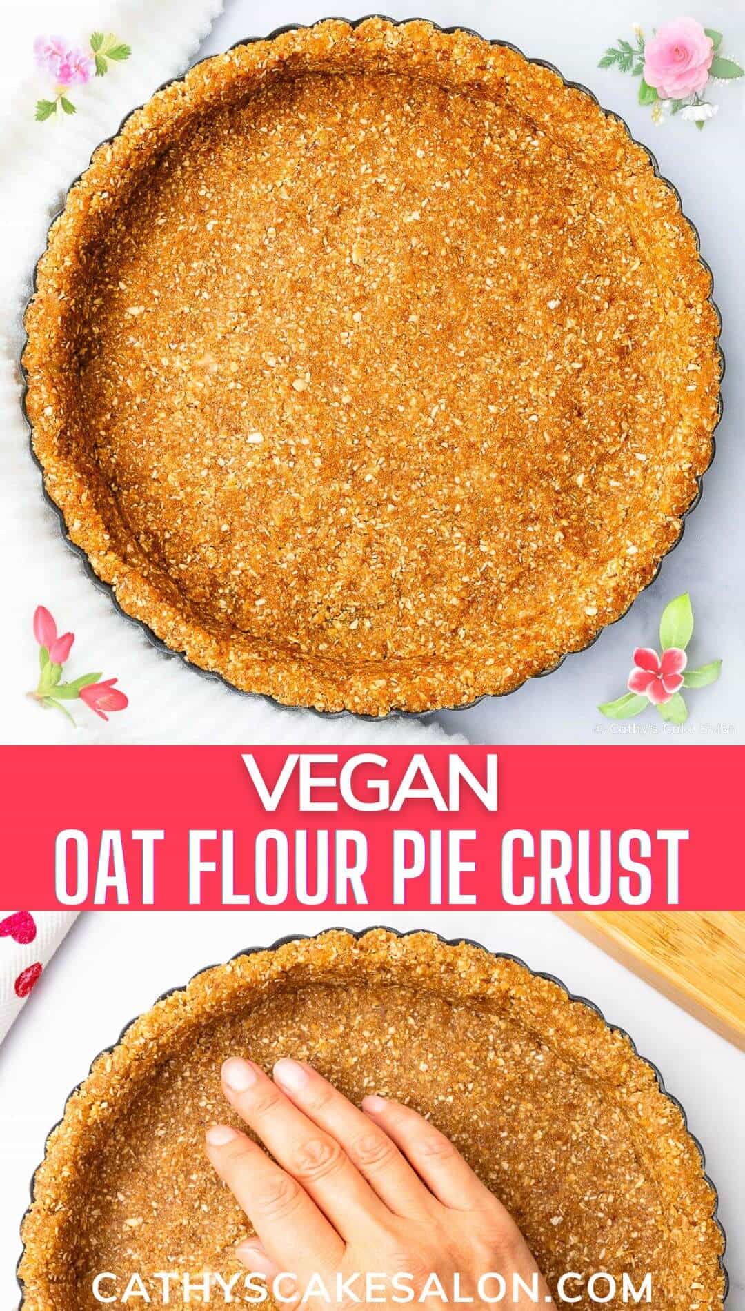 Oat Flour Pie Crust Recipe: Easy Oat Flour Tart Crust (V, GF)