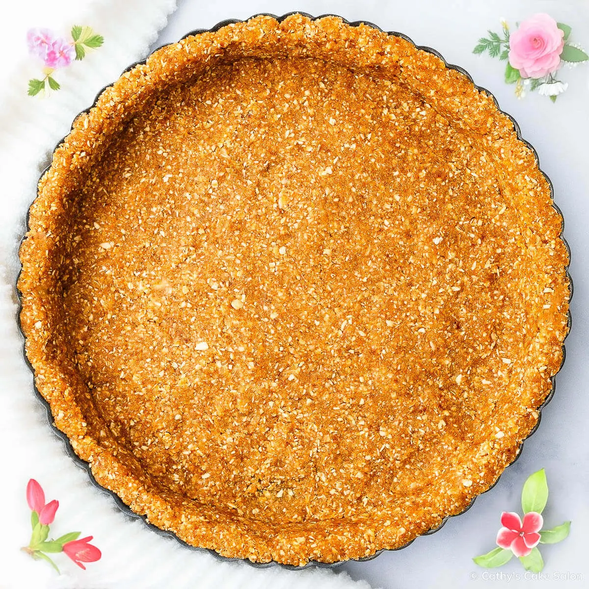 Oat Flour Pie Crust Recipe: Easy Oat Flour Tart Crust (V, GF)