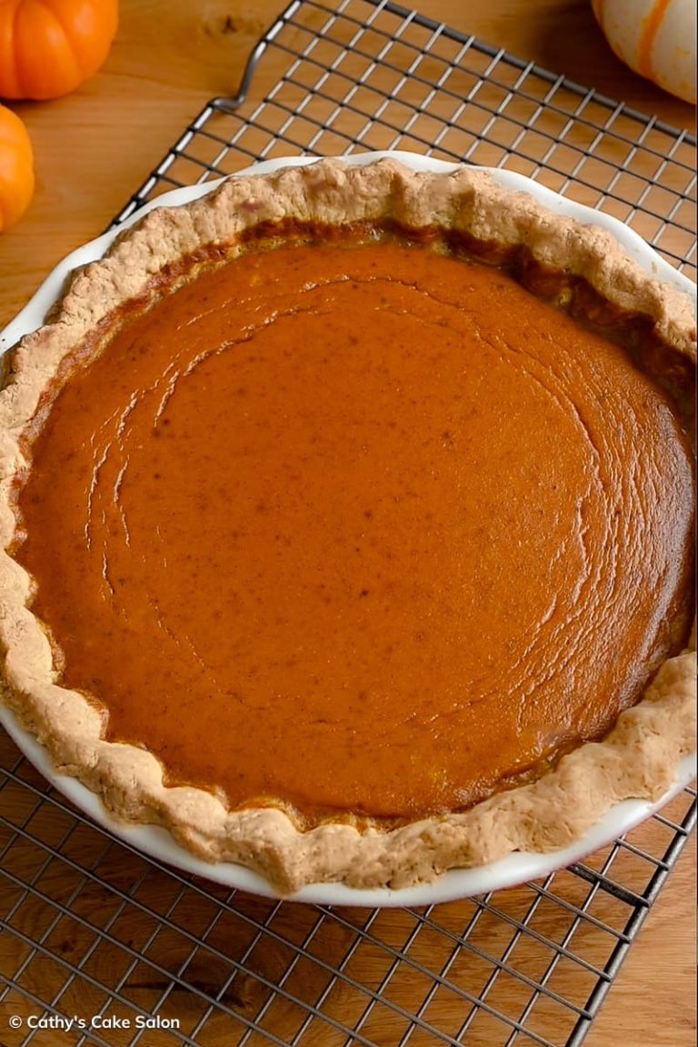 Rum Pumpkin Pie with Rum Whipped Cream