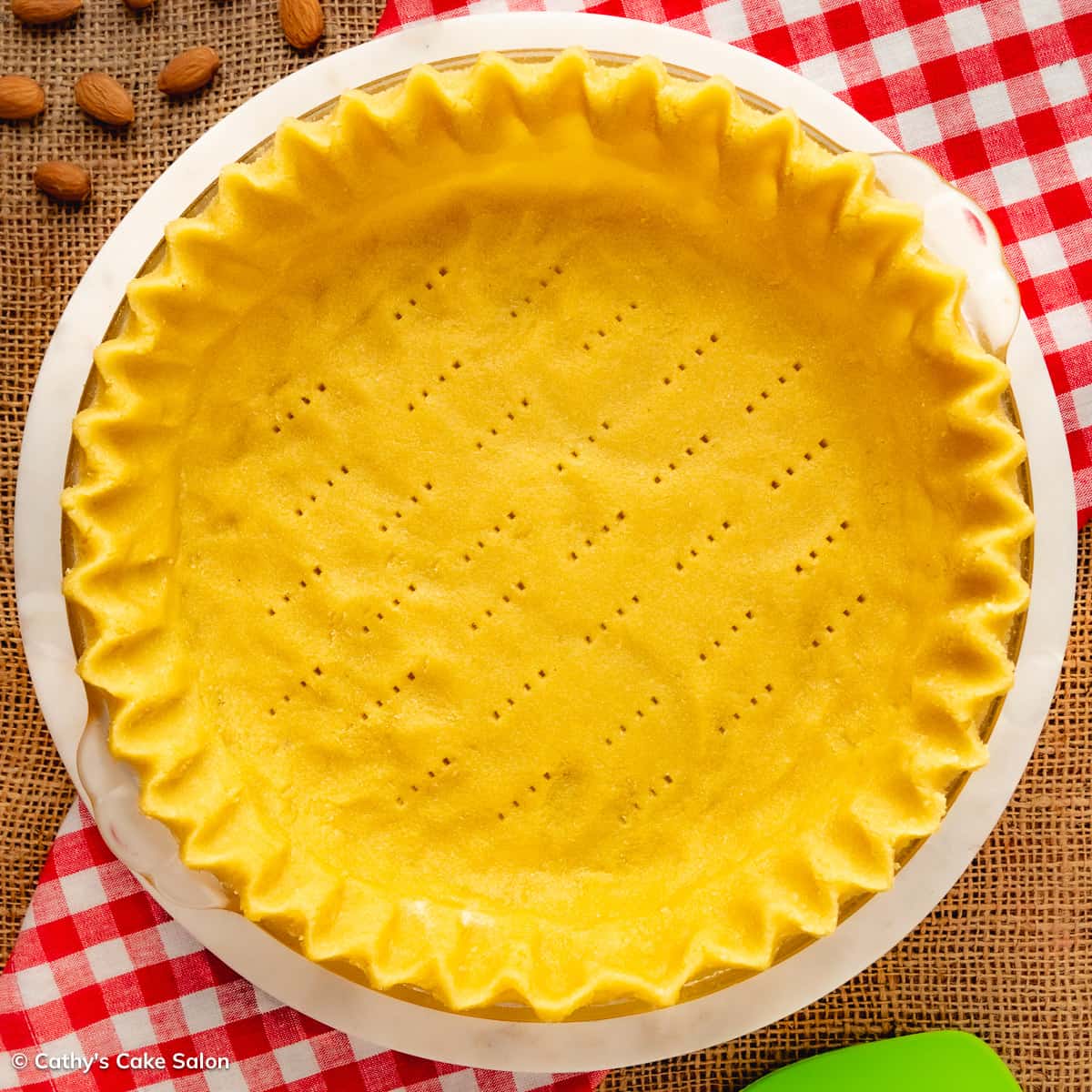 Almond Flour Pie Crust Recipe (Easy Sugar Free Pie Crust Recipe)