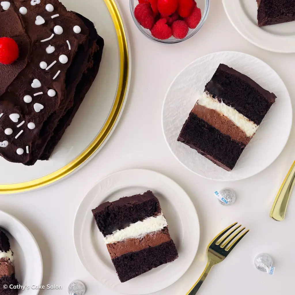 Costco Tuxedo Cake Recipe: White + Chocolate Mousse