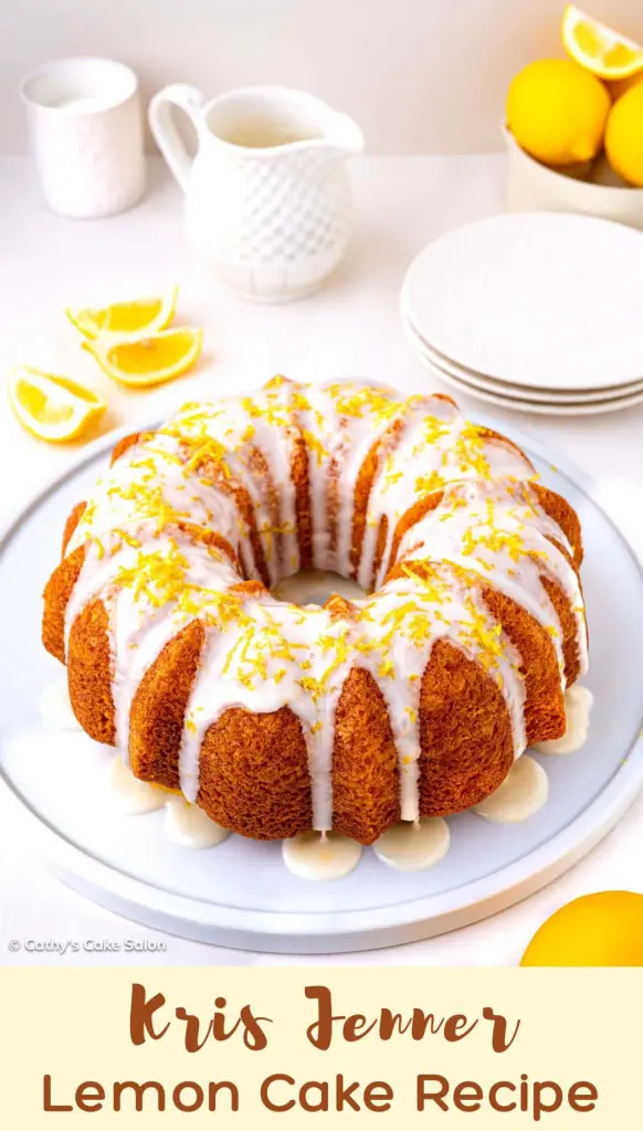 Kris Jenner Lemon Cake Recipe: Easy FAMOUS Delicious