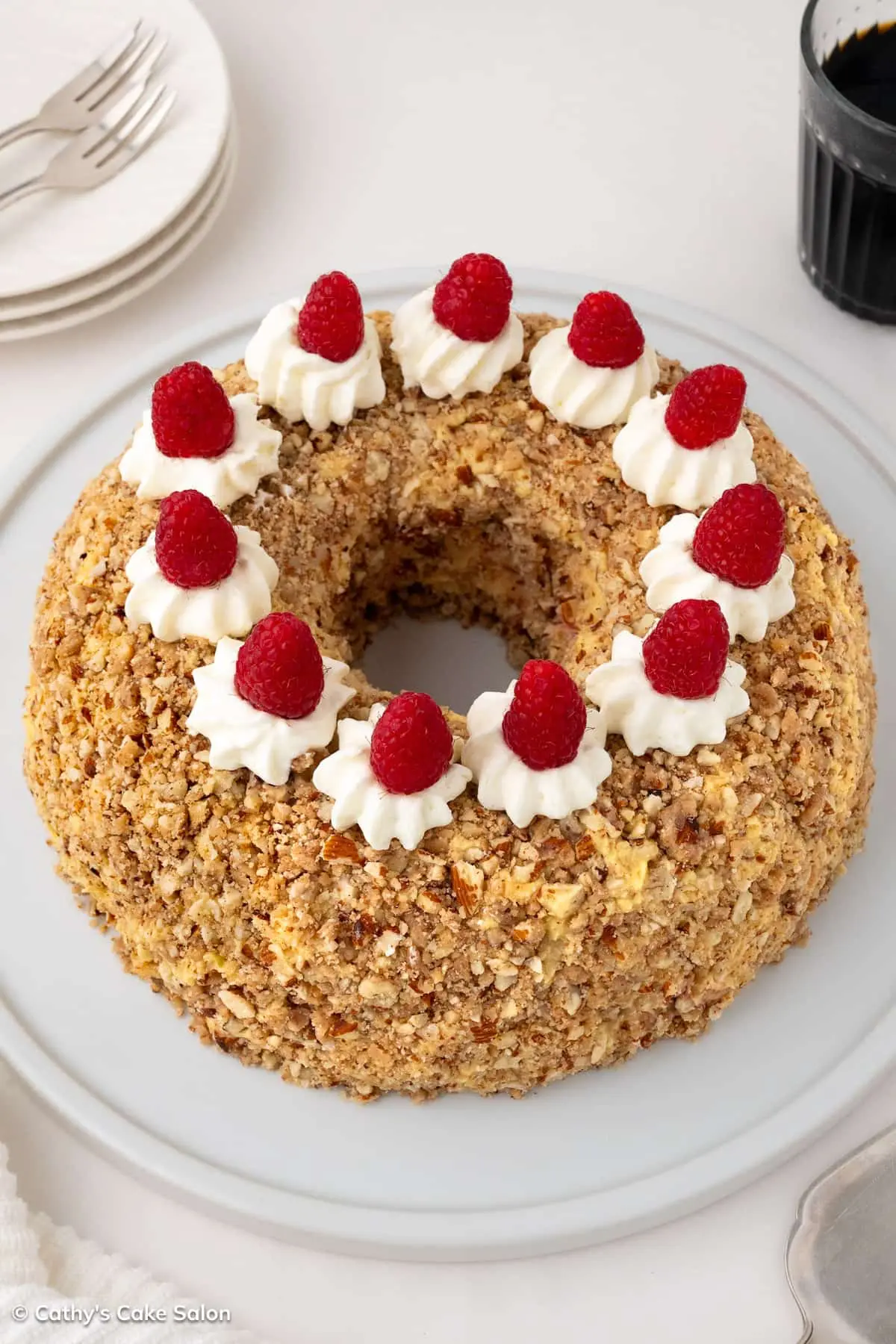 German Crown Cake Recipe (Easy Frankfurter Kranz Recipe)