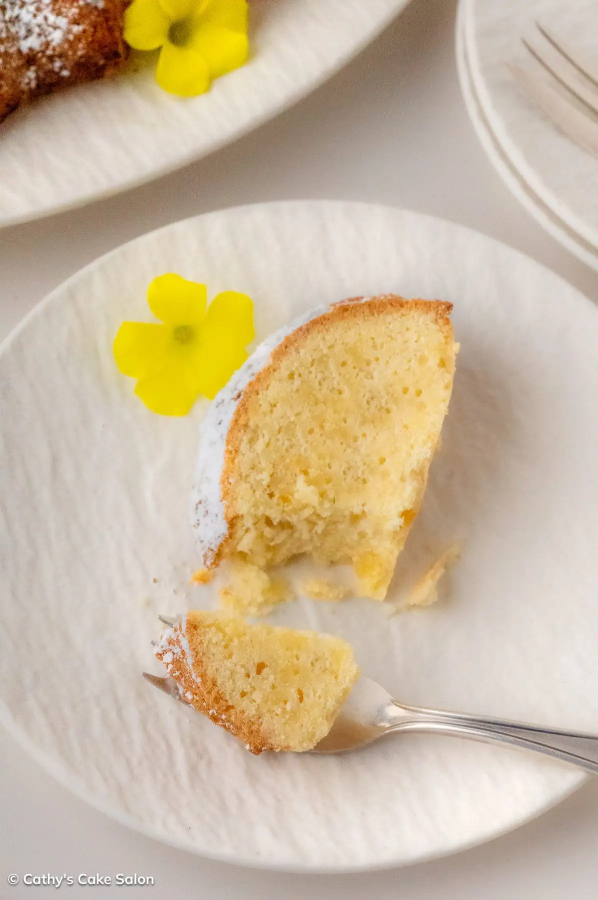 Potato Starch Lemon Cake Recipe: European “Sand Cake”